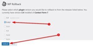How To Rollback WordPress Plugin To Previous Version Methods