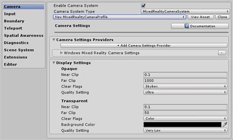Mixed Reality Toolkit プロファイル設定ガイド Mixed Reality Toolkit Documentation