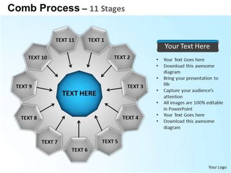 PowerPoint Backgrounds Circular Flow Diagram Ppt Backgrounds