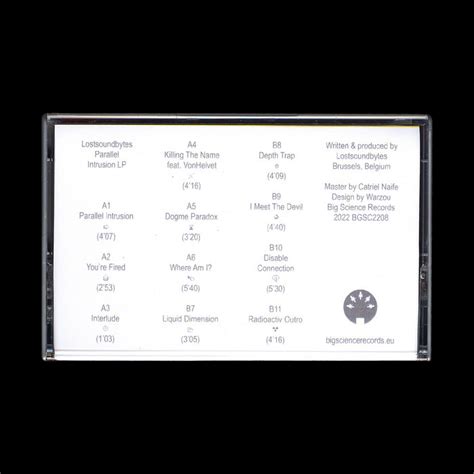 Parallel Intrusion Lostsoundbytes Big Science Records