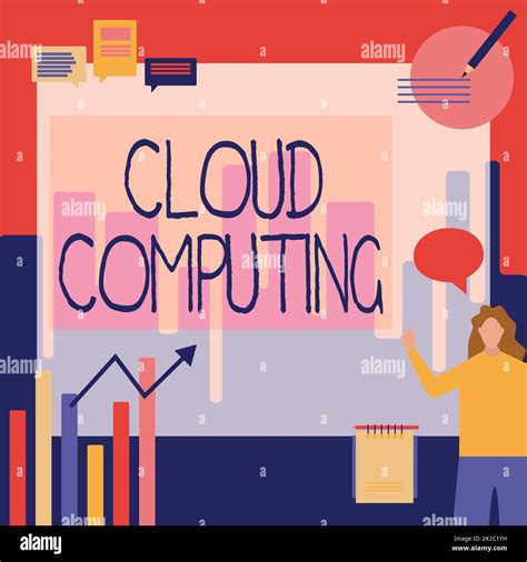 Text Sign Showing Cloud Computing Word Written On Use A Network Of Remote Servers Hosted On The
