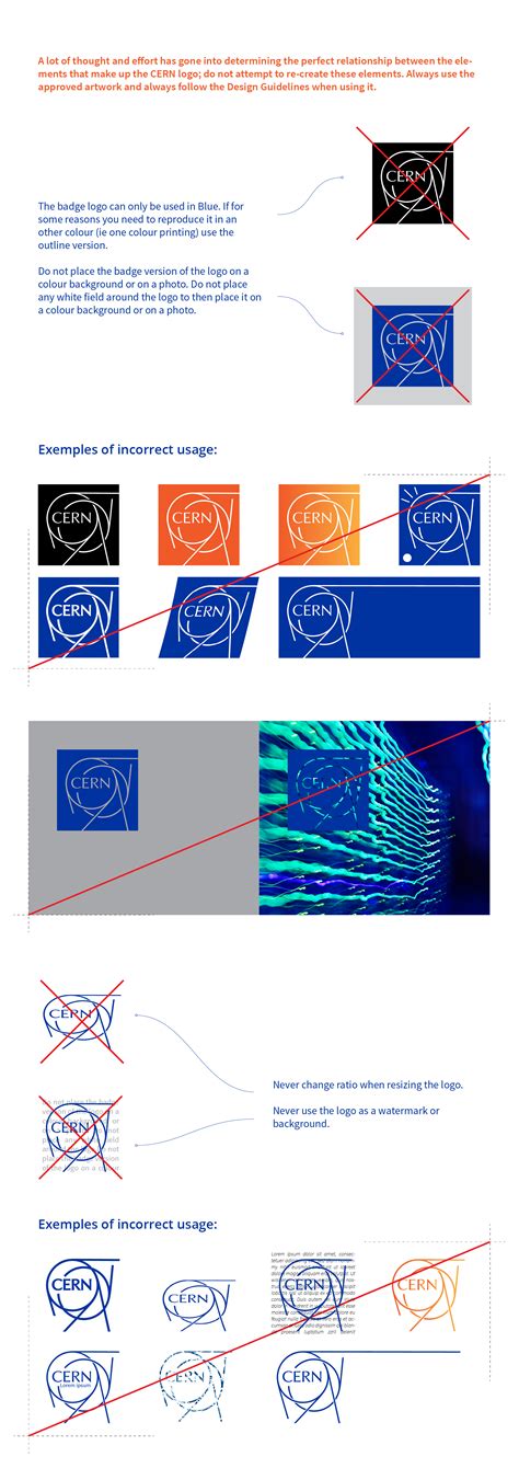 Incorrect Usage Cern Design Guidelines