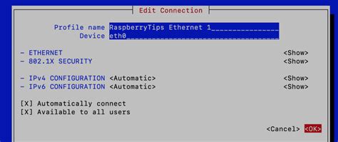 Configuring Ip Networking With Nmtui On Linux Raspberrytips