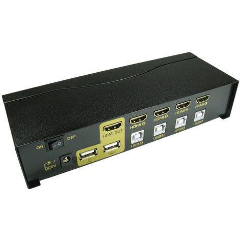 Nlkvmhdmi 04 Newlink 4 Port Usb And Hdmi Kvm Switch Bundle Kvm Solutions