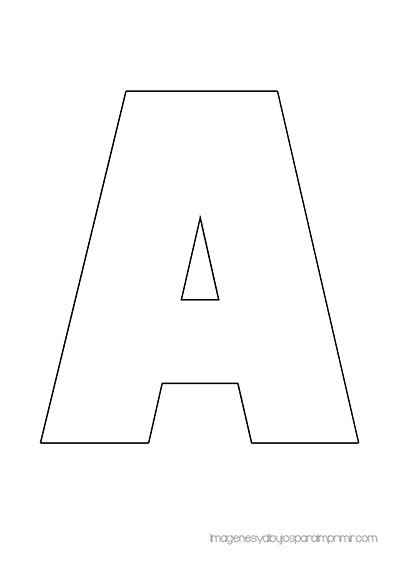 Letras Mayusculas Para Colorear E Imprimir Moldes De Letras Grandes Porn Sex Picture