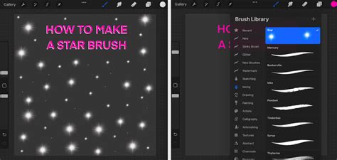 How To Make A Star Brush In Procreate 8 Easy Steps