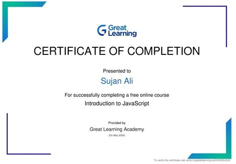 Sujan Ali On Linkedin Javascript Greatlearning Webdevelopment