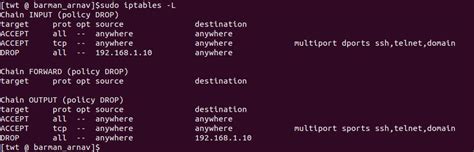 Secure Network With Iptables Firewall Demo