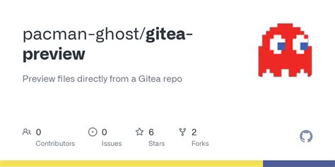 github pacman ghost gitea preview preview files directly from a