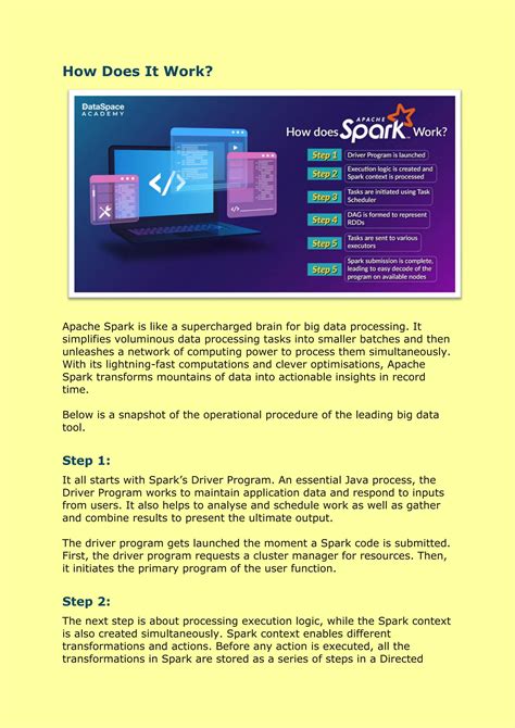 A Master Guide To Apache Spark Application And Versatile Usespdf Databases Computer