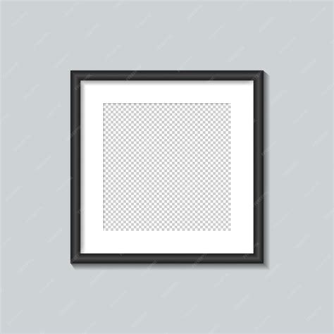 Premium Vector Square Black Frame Template Illustration
