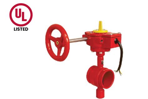 Grooved Type Butterfly Valve Ul Ulc Listed Fm Approved Al Aman