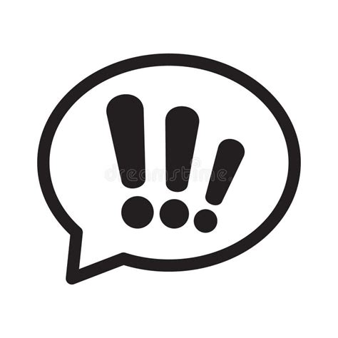 Speech Bubble With Exclamation Mark Icon Exclamation Sign Icon Important Mark Warning Speech