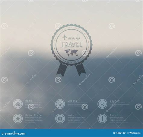 Vector Web And Mobile Interface Template Travel Corporate Website Design Minimalistic Backdrop