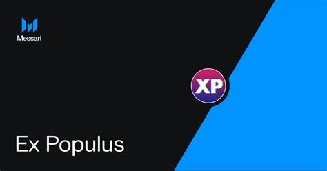 Ex Populus Price Research News And Fundraising Messari