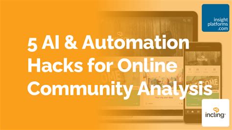 5 Ai And Automation Hacks For Online Community Analysis Insight Platforms