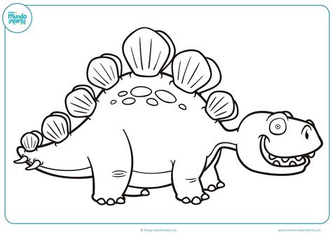Dibujos Para Colorear De Dinosaurios Para Preescolar