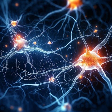 premium ai image brain intricate neural web complex nervous system