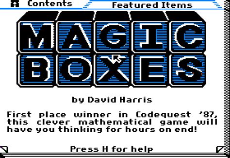 Magic Boxes 1989 Mobygames