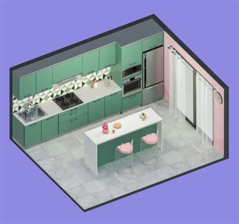 Create 3d Isometric Renderings By Camilapinchetti Fiverr