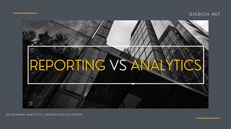 REPORTING Vs ANALYTICS By Johnny Depp Issuu