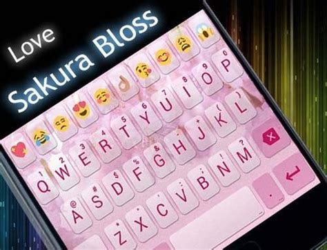 Android 용 Emoji Keyboard Love Sakura 다운로드
