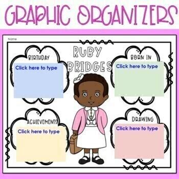 Ruby Bridges Biography Research Project Digital Resource By Teacherinspo