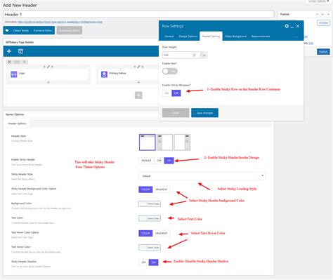 Create Header Using WP Bakery Page Builder Apressthemes Doc