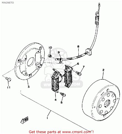 Yamaha Tt500 Offroad 1977 Usa Magneto Buy Original Magneto Spares Online