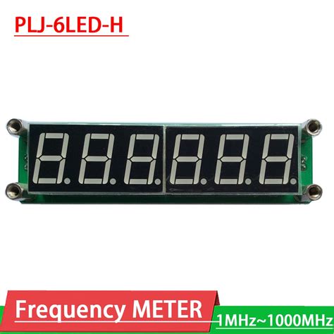 Plj 6led 1mhz~1000mhz Frequency Counter Tester Meter Measurement Led Digital Display Module For