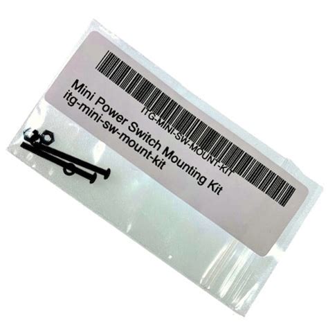Mini Power Switch Mounting Kit Makes It Easy To Mount A Switch