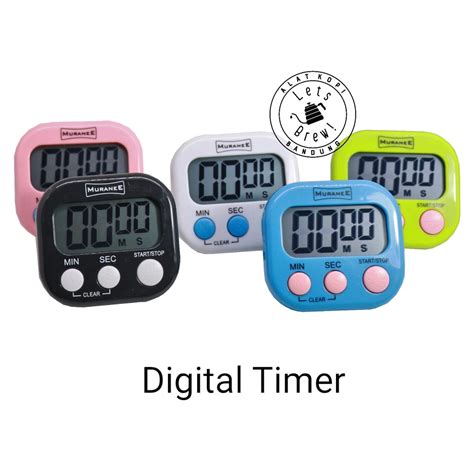 Jual Digital Timer Dengan Layar Besar Hitungan Maju Coffee Timer Timer Elektronik Shopee