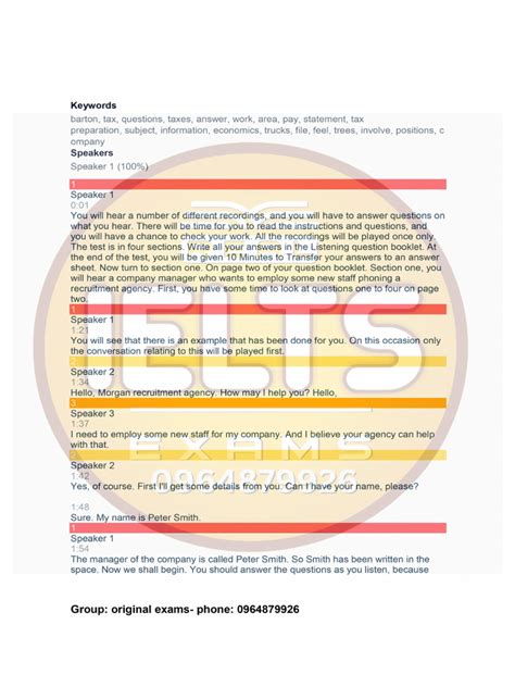 Test 10 Transcripts Pdf