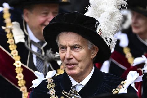 Tony Blair Met With Protests As Queen Awards Him Royal Honour