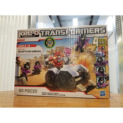 Transformers Kre O Decepticon Ambush Minifigures Cliffjumper Battle Pack Vehicon Shopee