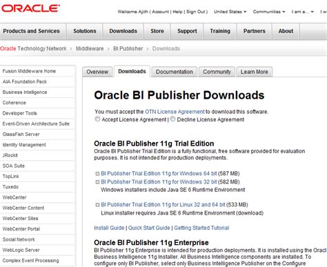 Oracle Dba Scripts Creating Reports Using Oracle Bi Publisher And Apex