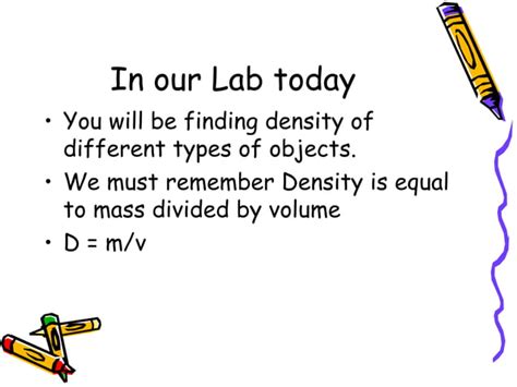 Calculating And Finding Density Ppt