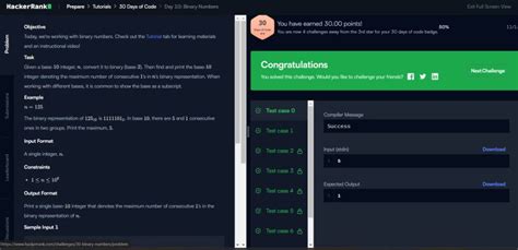 Day 10 Of 30daysofcode Challenge Binary Numbers Mohd Amir Posted On