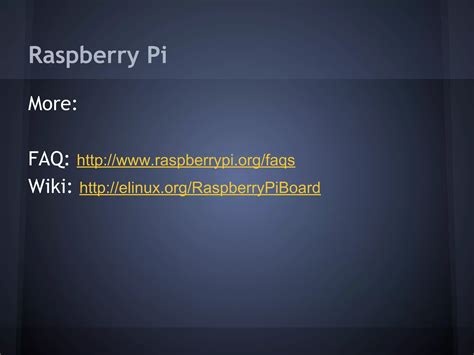 Raspberry Pi PPT