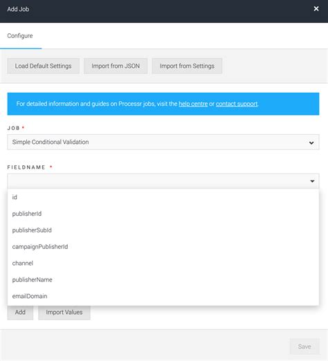 Simple Conditional Validation Job Convertr Help Centre