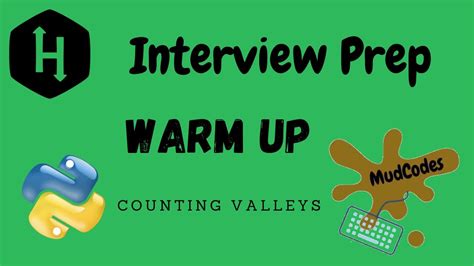 Counting Valleys Warm Up Hackerrank Solution Python Interview