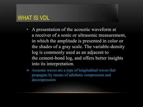 Variable Density Log Pptx
