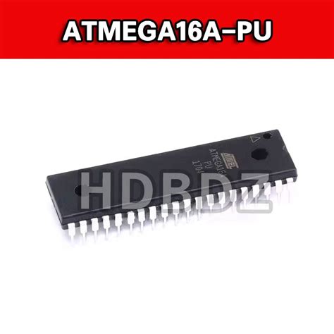 Atmega16a Pu ATMEGA16A AVR 8bit 16K Flash DIP 40 Microcontroller Chip