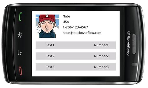Blackberry How To Design The Screen Like Profile Screen Code For