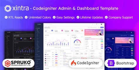 Xintra Codeigniter Admin And Dashboard Template By Spruko Themeforest