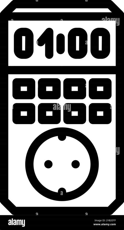 Programmable Timer Energy Conservation Line Icon Vector Illustration Stock Vector Image And Art Programmable Timer Energy Conservation Line Icon Vector Illustration Stock Vector Image And Art