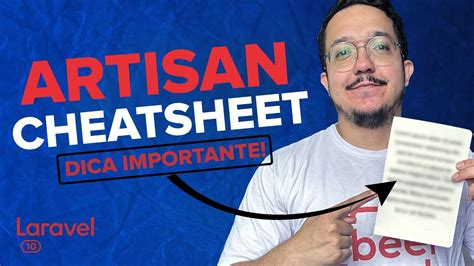 Artisan Cheatsheet Youtube