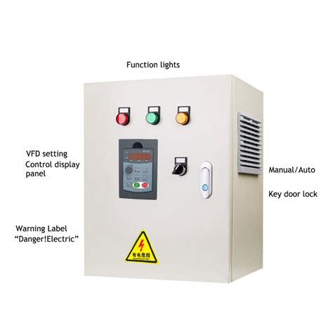 Vfd Variable Frequency Drive Control Panel Electric Motor Control Panel Vfd Control Cabinet