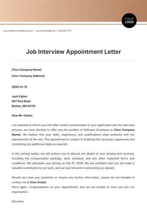 Interview Letter