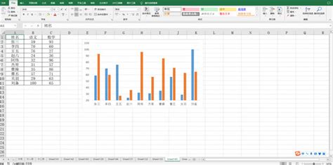 Excel2016怎么样让柱状图表下方显示数据表 360新知